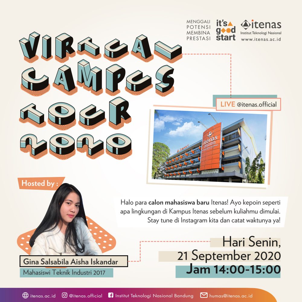 Itenas Bandung dalam Virtual Campus Tour 2020 – Itenas